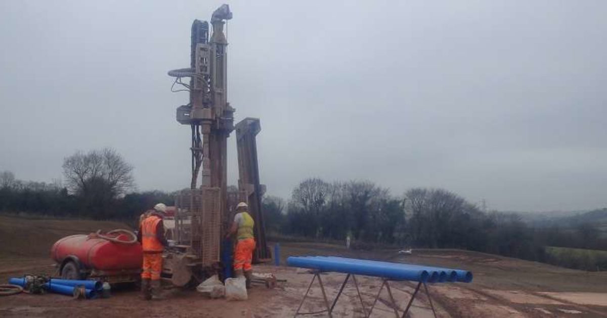 Deep Bore Soakaway Testing - Ruddlesden Geotechnical