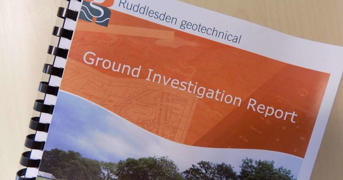 Ground Investigation Reports (GIR) - Ruddlesden Geotechnical